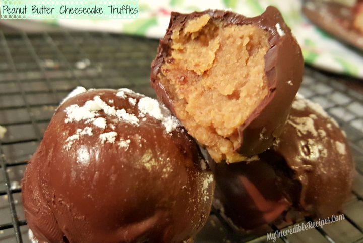 Peanut Butter Cheesecake Truffles My Incredible Recipes