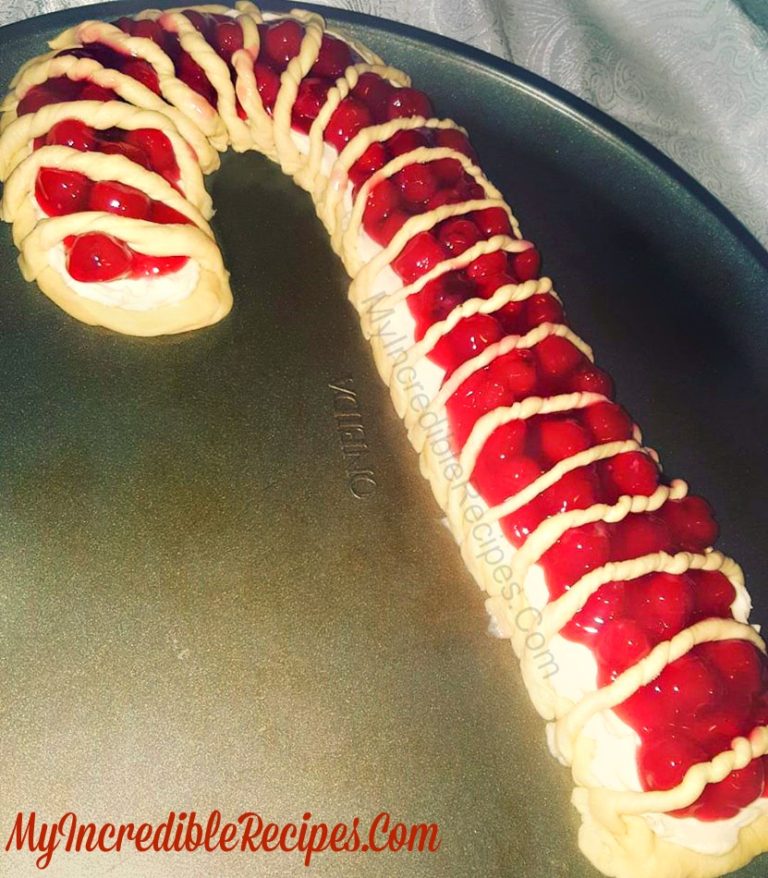 Candy Cane Cheese Danish! - My Incredible Recipes