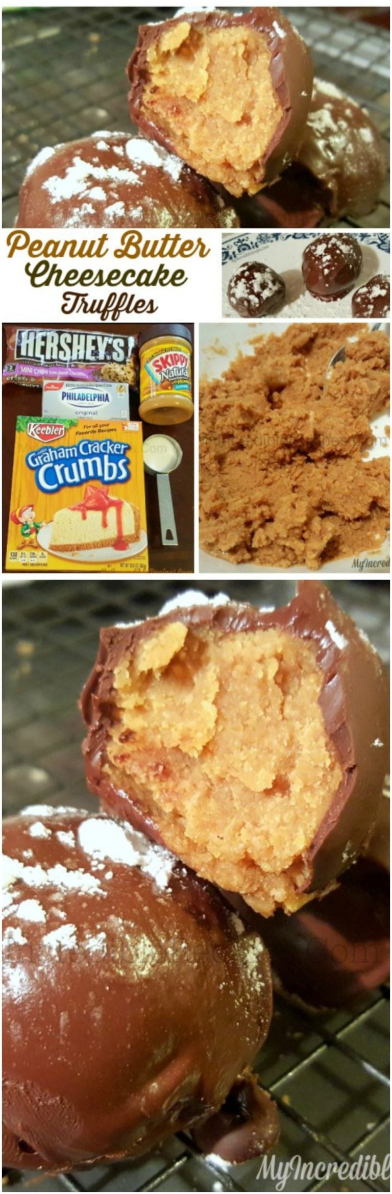 Peanut Butter Cheesecake Truffles My Incredible Recipes