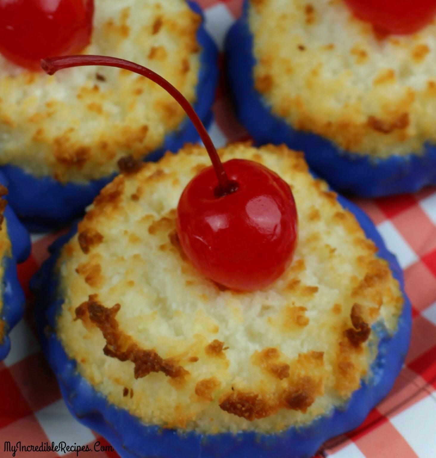 Coconut Macaroon Cherry Bombs! - My Incredible Recipes