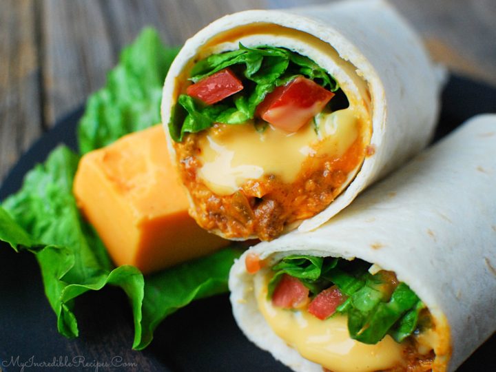 Old School Cheeseburger Burritos! - My Incredible Recipes