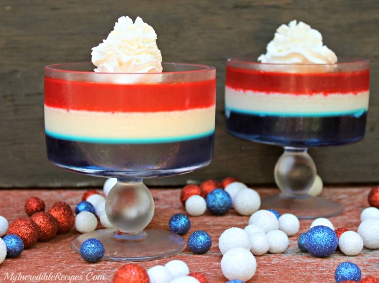 Layered Patriotic Parfait! - My Incredible Recipes