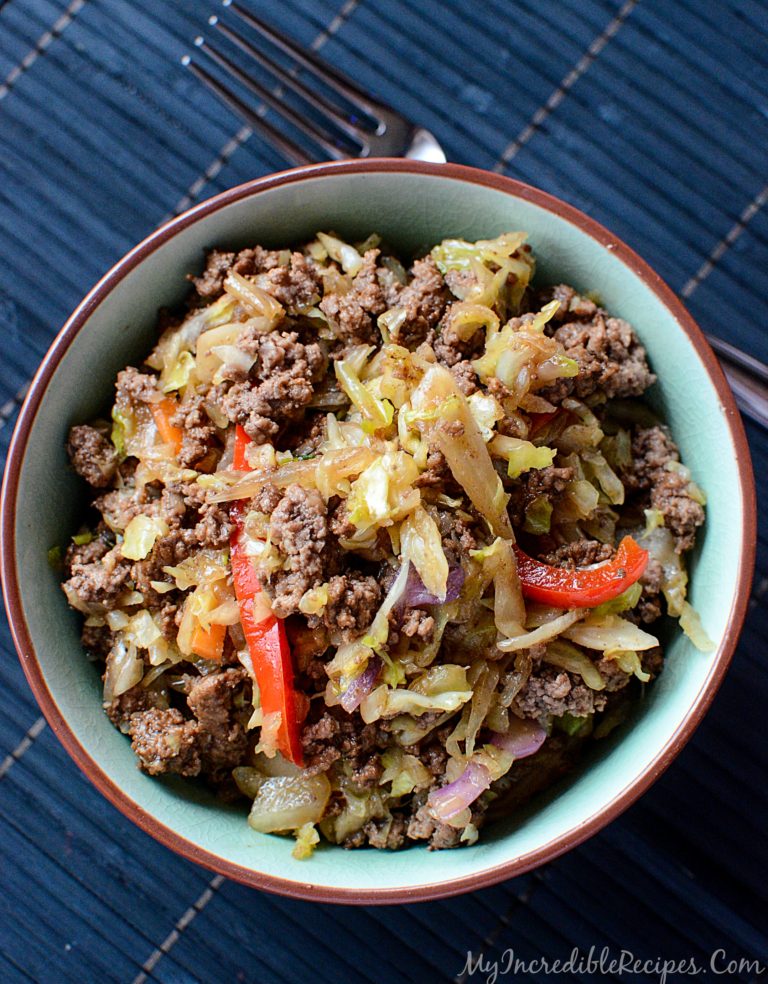 Easy Asian Beef & Cabbage Stir Fry! - My Incredible Recipes