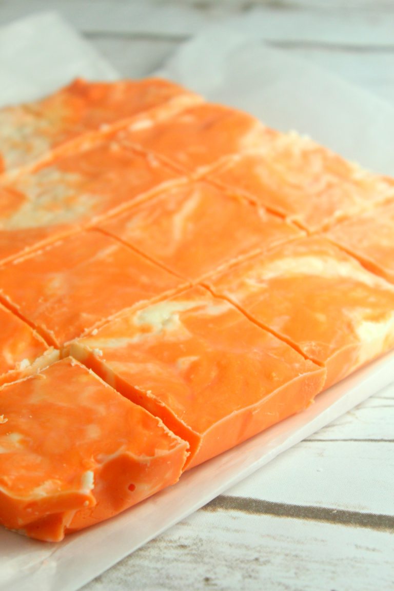 No Bake Orange Creamsicle Fudge! - My Incredible Recipes