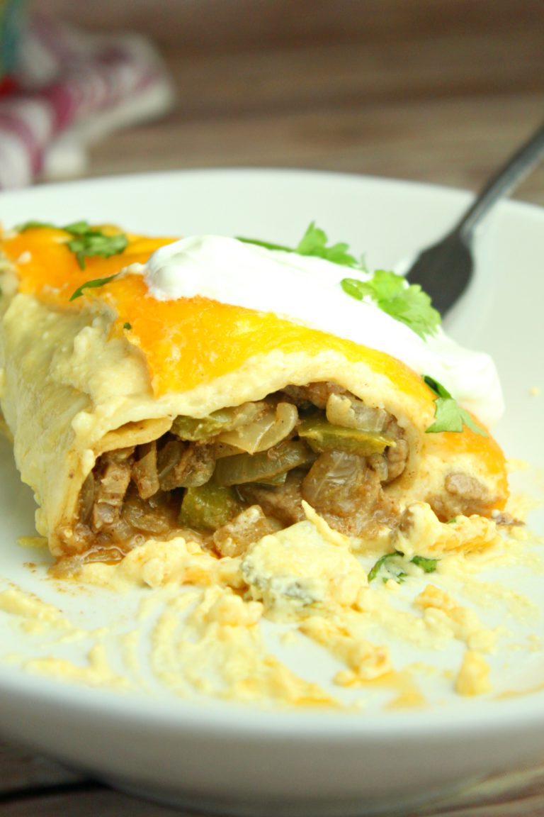 Steak Enchiladas with a Cheesy Cream Sauce - My Incredible Recipes