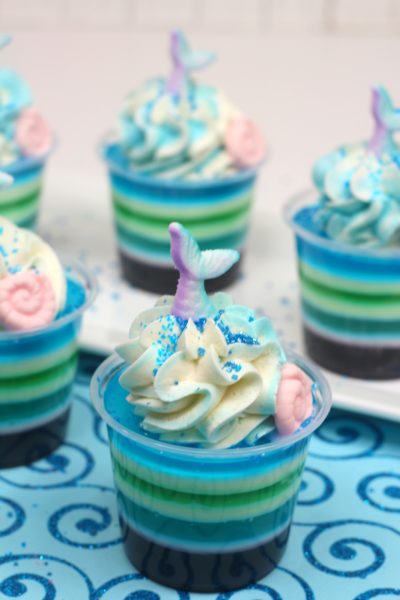 Mermaid Jello Shots! - My Incredible Recipes