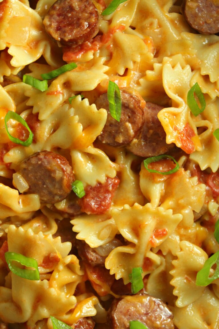Cheesy Kielbasa Pasta (one pot meal) - My Incredible Recipes