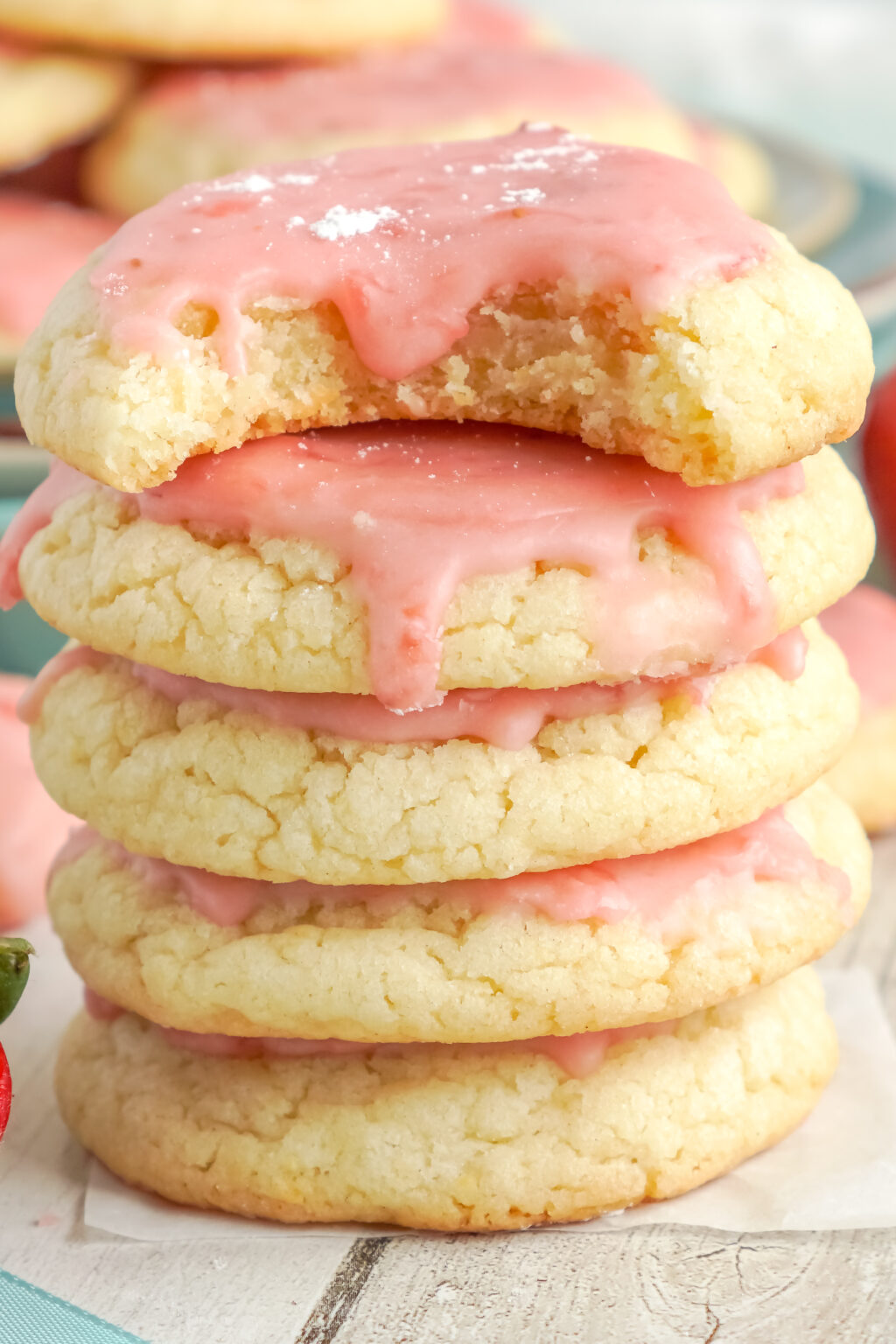 Strawberry Glazed Sugar Cookies - My Incredible Recipes