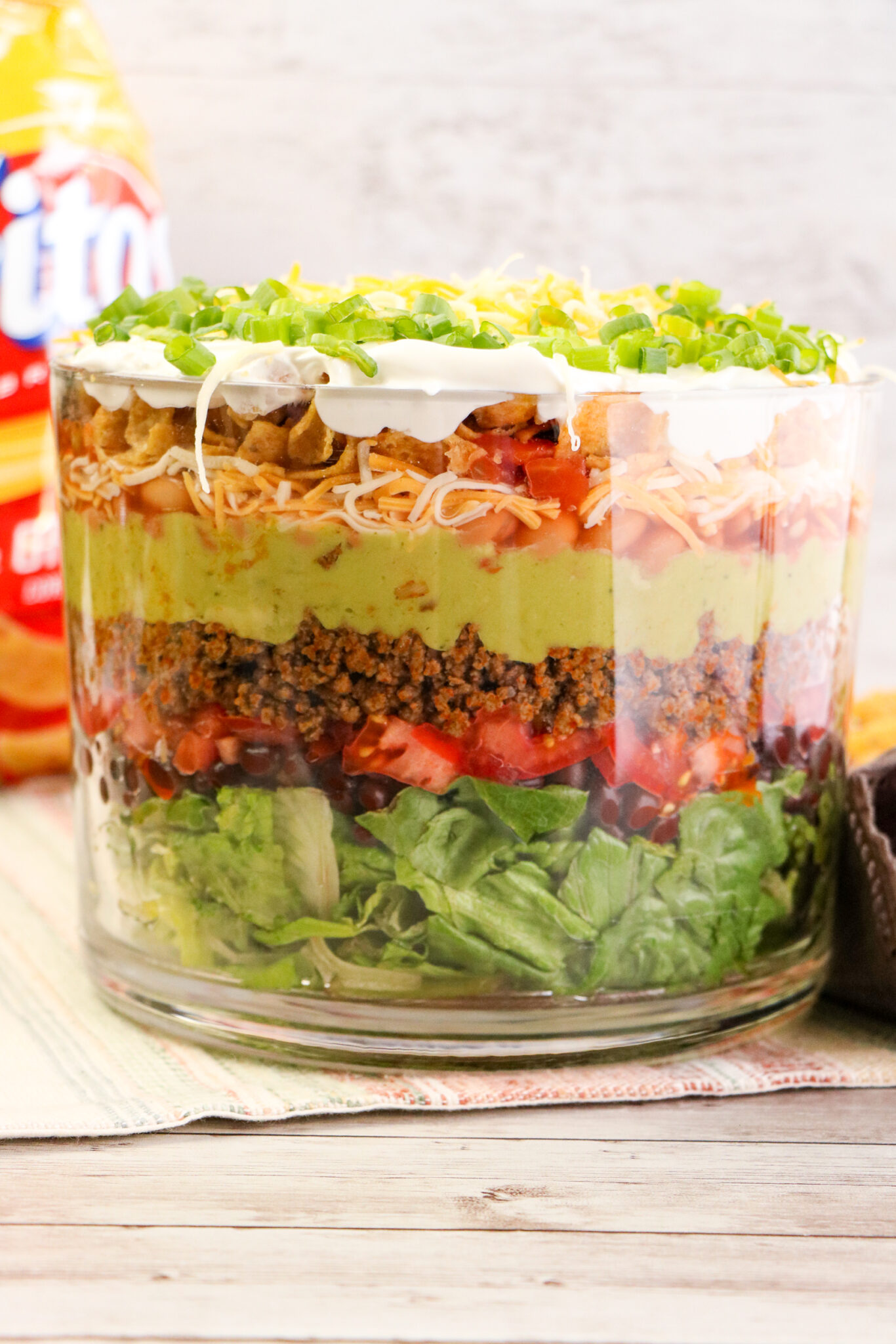 Taco Salad Trifle - My Incredible Recipes