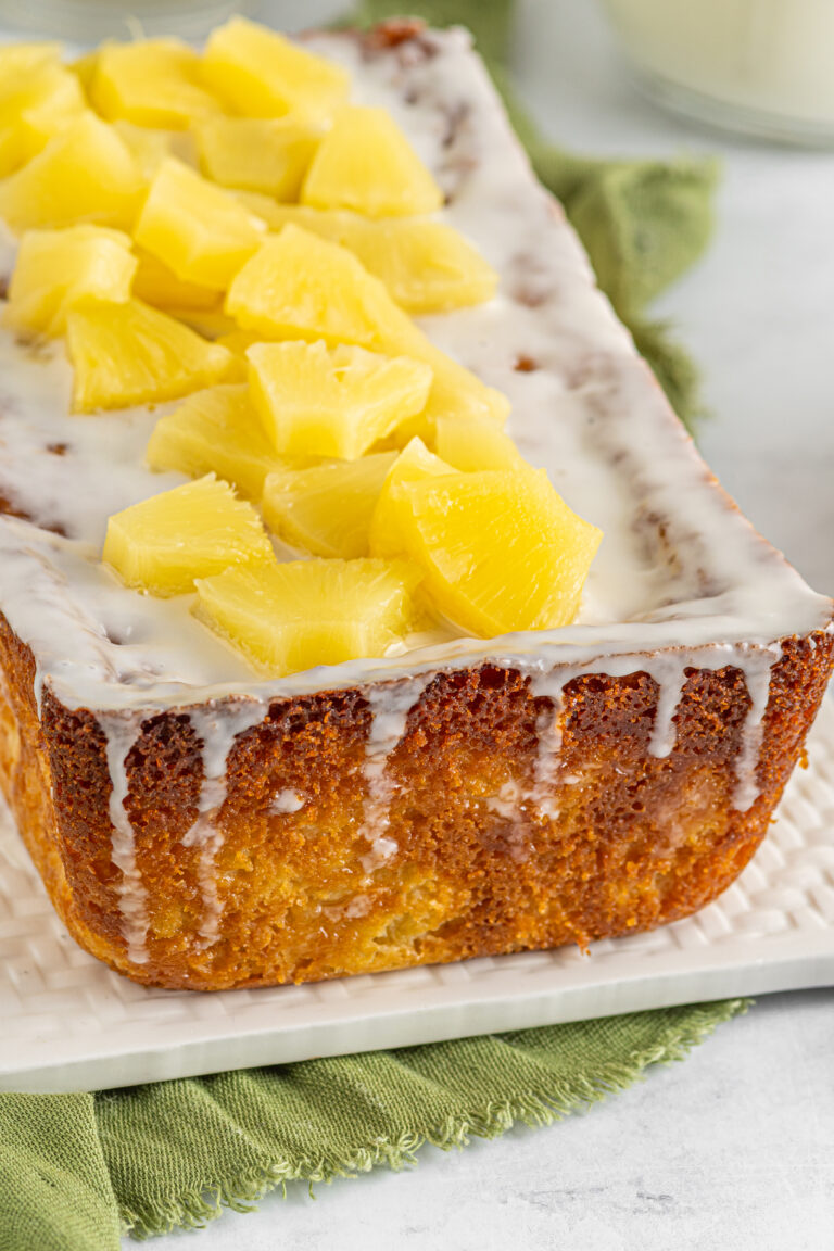 Pineapple Loaf Cake with Pineapple Glaze - My Incredible Recipes