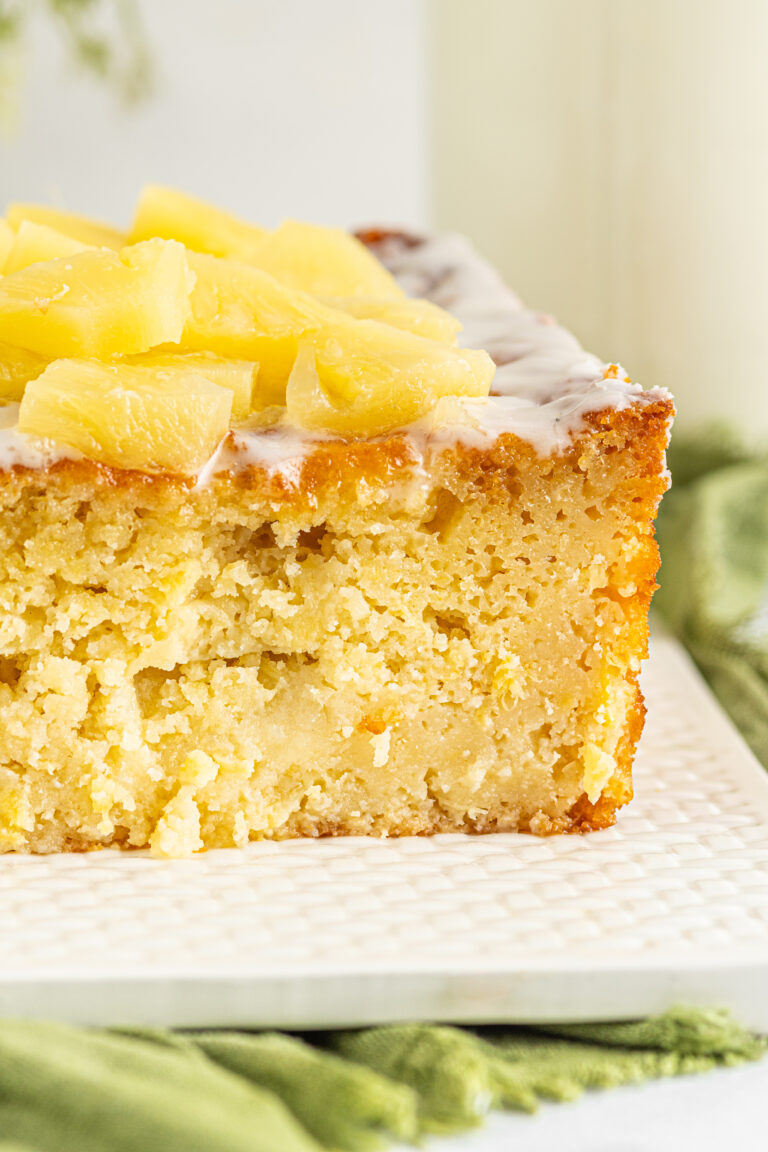 Pineapple Loaf Cake with Pineapple Glaze - My Incredible Recipes