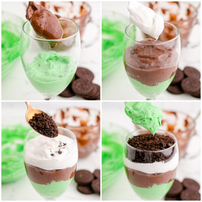 St Patricks Day Pudding Cups - My Incredible Recipes