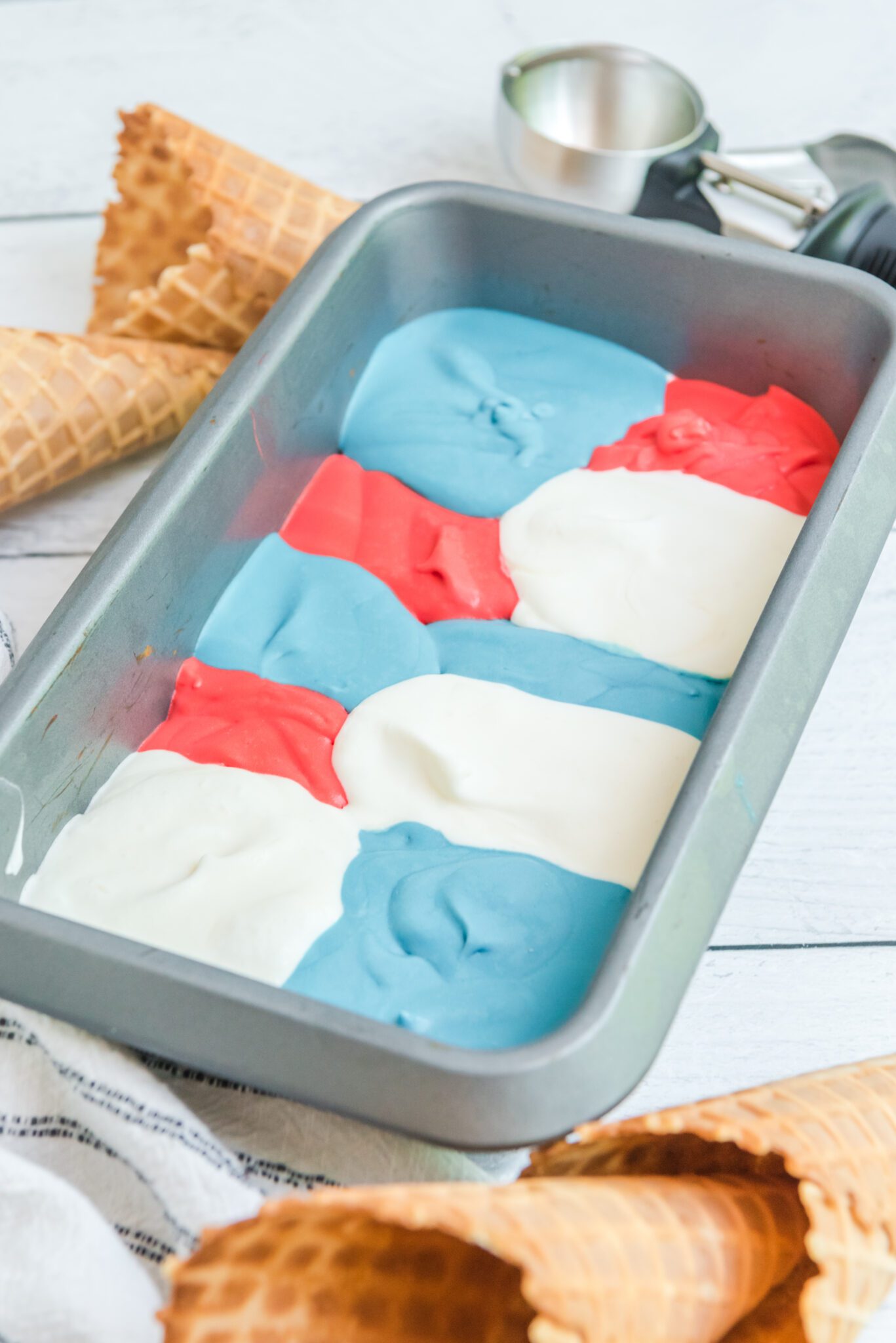 Red White & Blue Ice Cream - My Incredible Recipes
