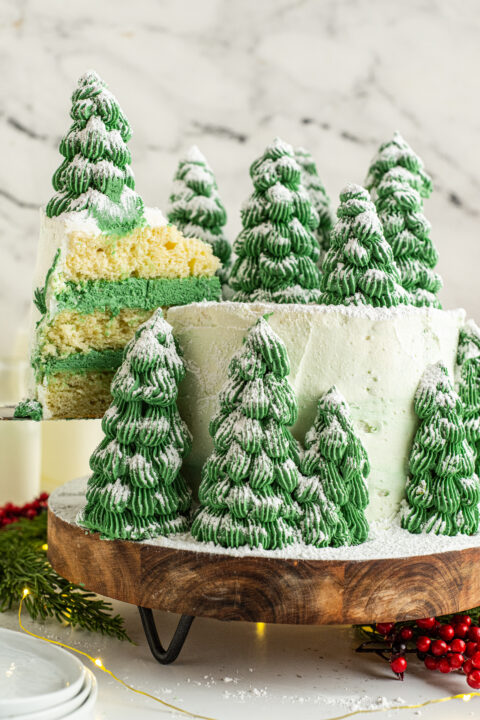 Christmas Tree Cake - My Incredible Recipes