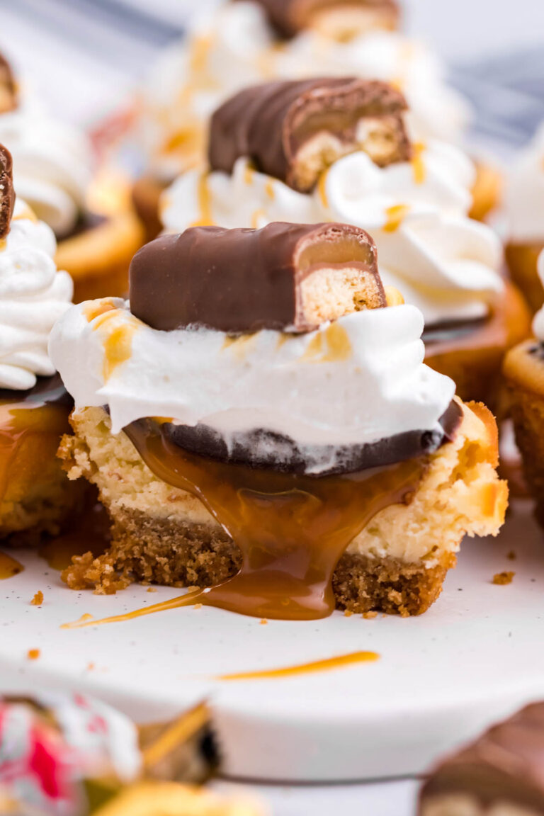 Mini Twix Cheesecakes - My Incredible Recipes