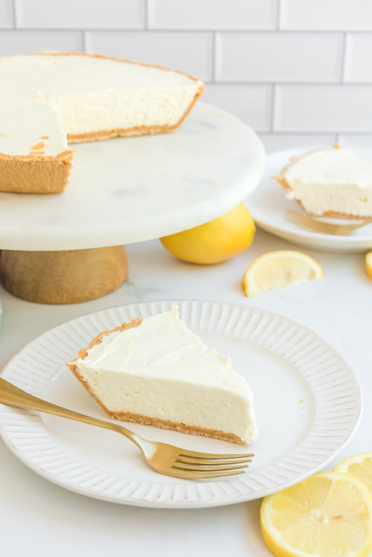 No Bake Lemon Cheesecake Pie - My Incredible Recipes