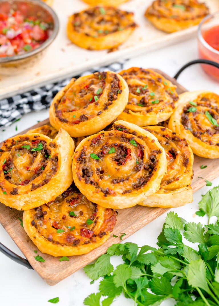 Taco Pinwheels - My Incredible Recipes
