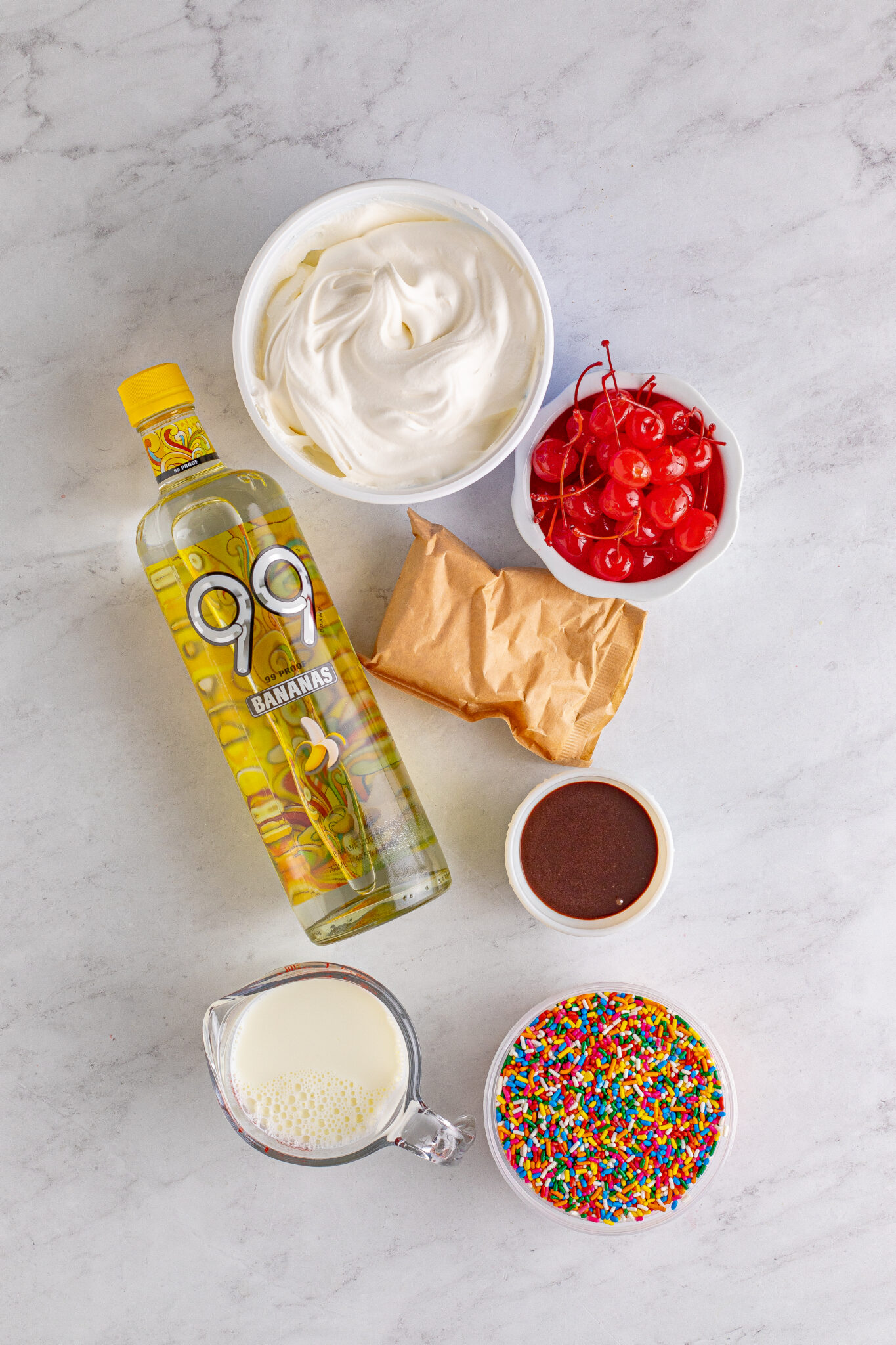 Banana Split Shots - My Incredible Recipes
