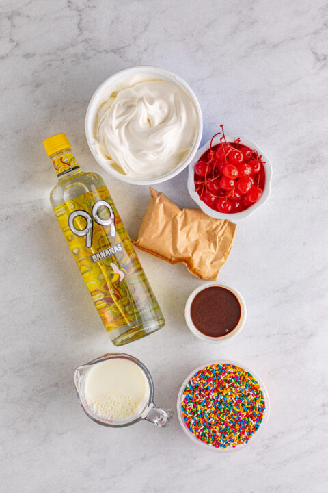 Banana Split Shots - My Incredible Recipes
