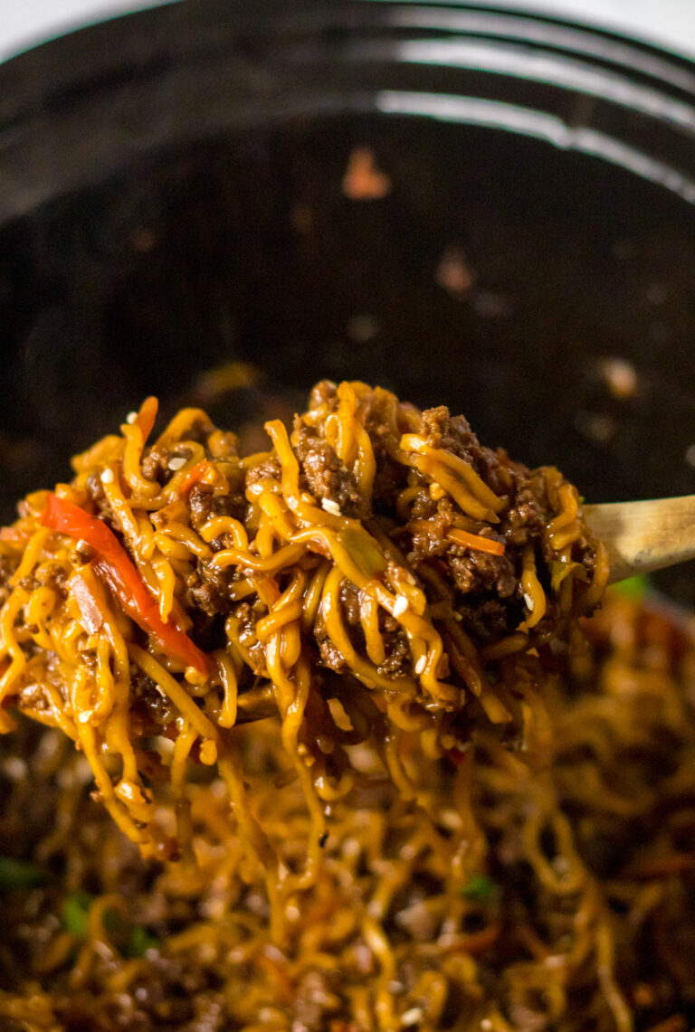 Slow Cooker Beef Ramen Noodles - My Incredible Recipes