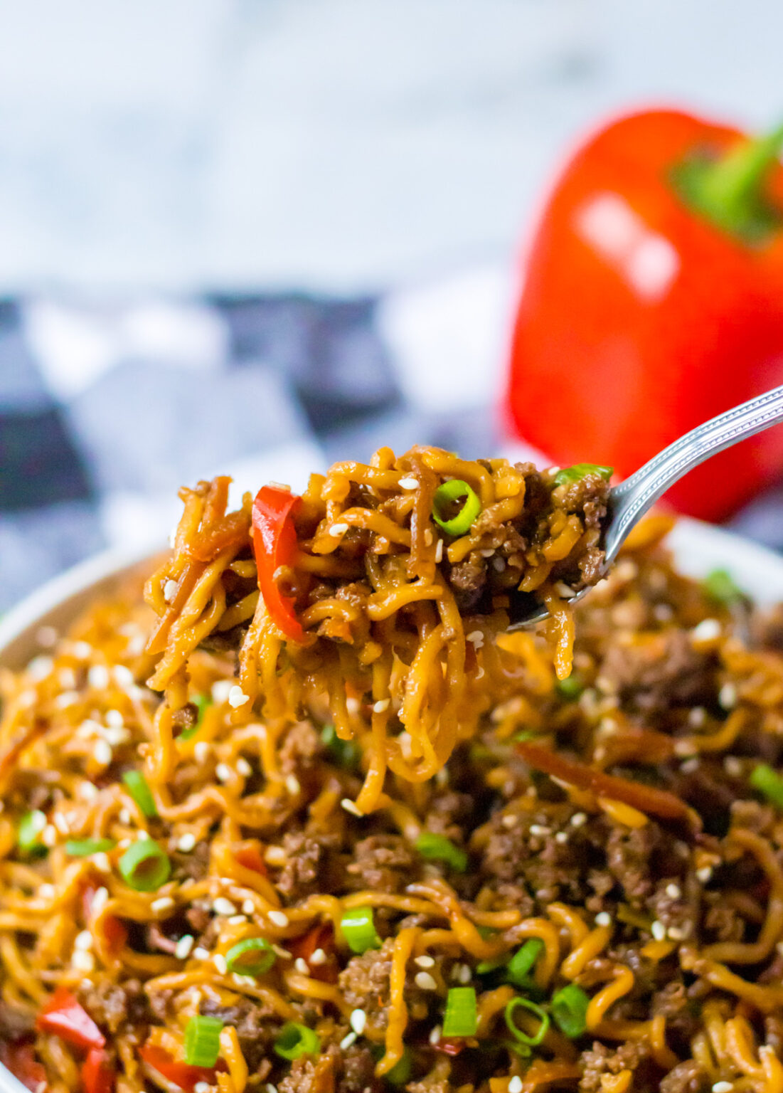 Slow Cooker Beef Ramen Noodles - My Incredible Recipes