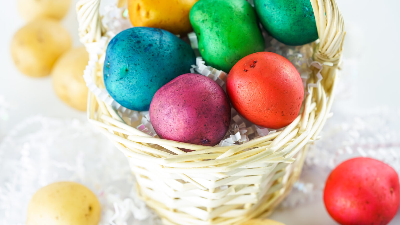 Dyed Easter Egg Potatoes - My Incredible Recipes
