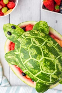 Turtle Watermelon Fruit Salad - My Incredible Recipes