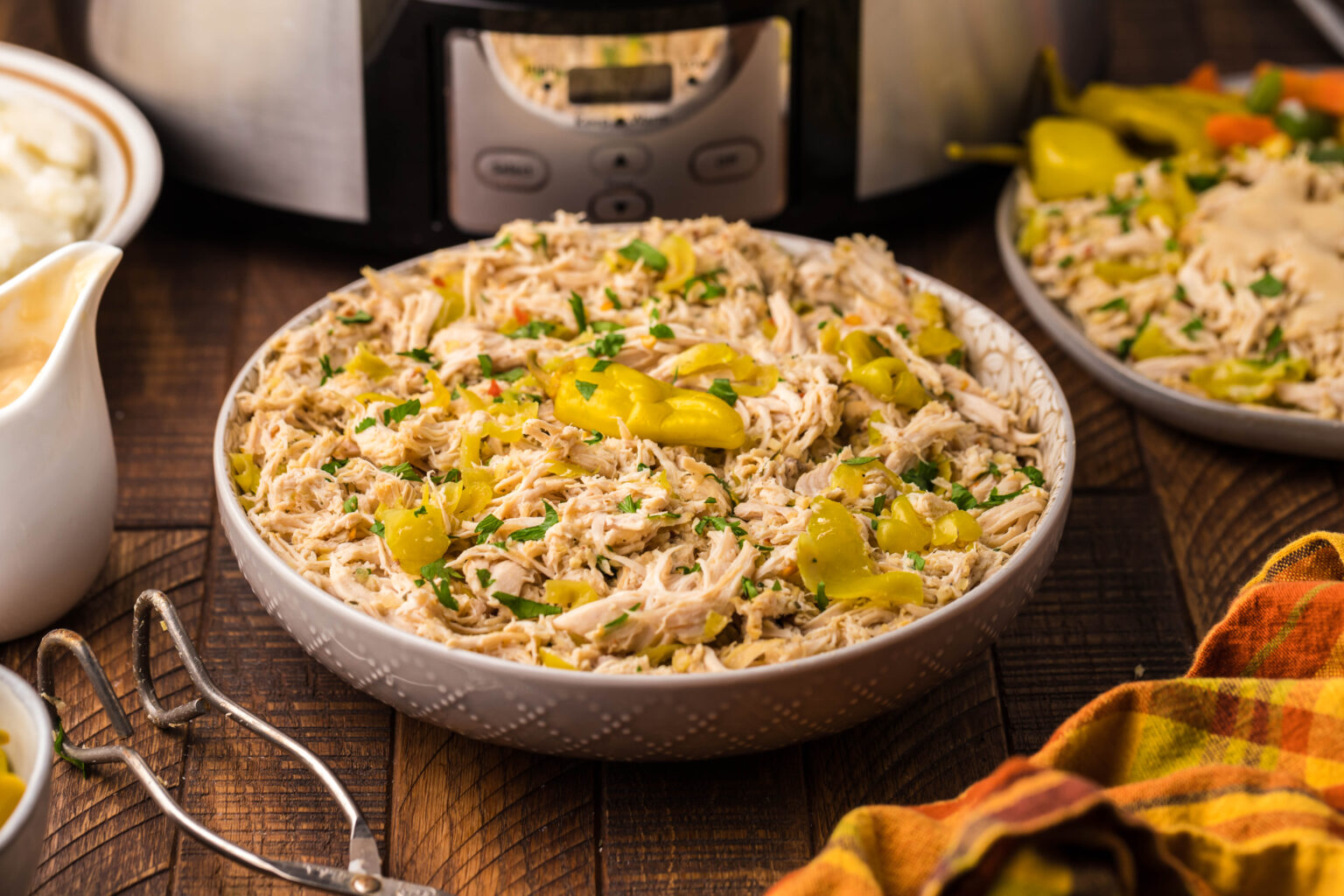 Slow Cooker Mississippi Chicken - My Incredible Recipes