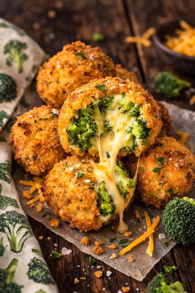 Cheesy Fried Broccoli Bites - My Incredible Recipes