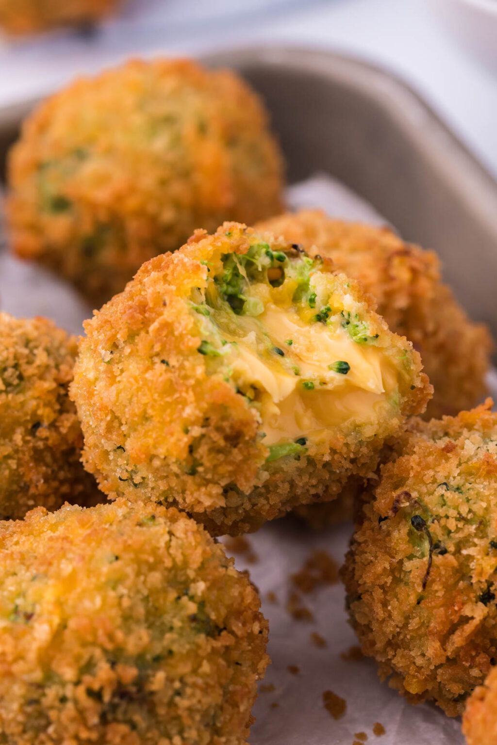 Cheesy Fried Broccoli Bites - My Incredible Recipes