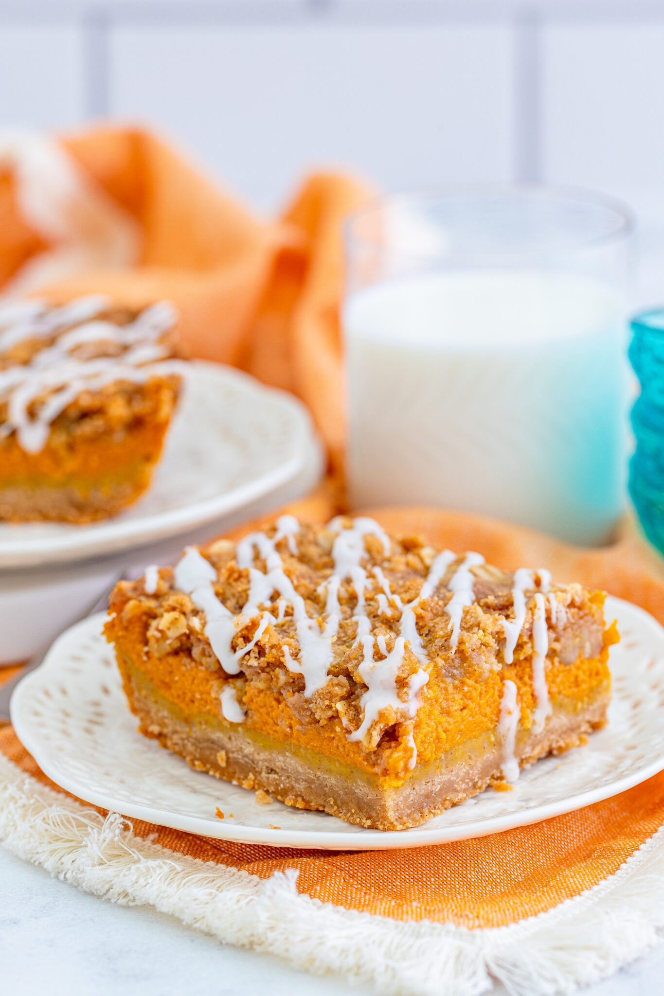 Pumpkin Streusel Bars - My Incredible Recipes
