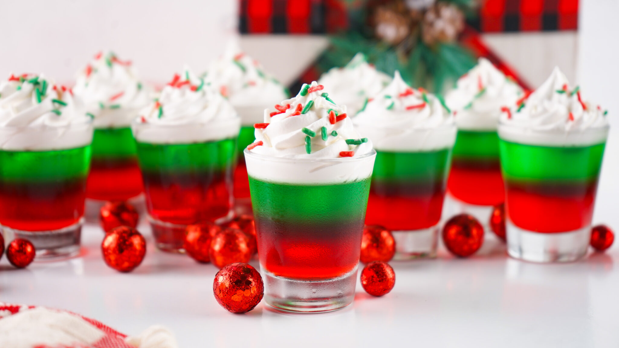Christmas Jello Shots - My Incredible Recipes
