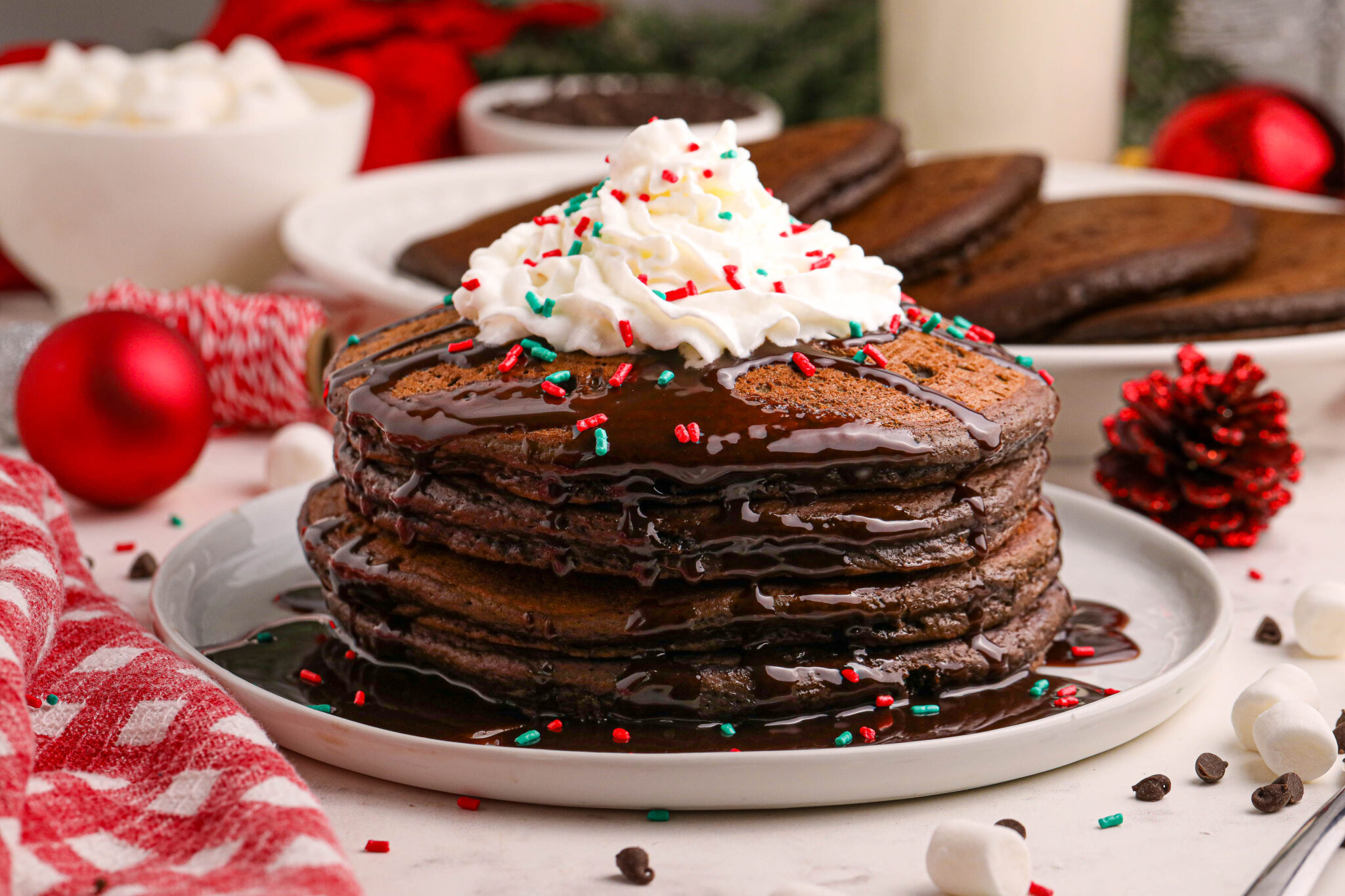 Hot Chocolate Pancakes - My Incredible Recipes
