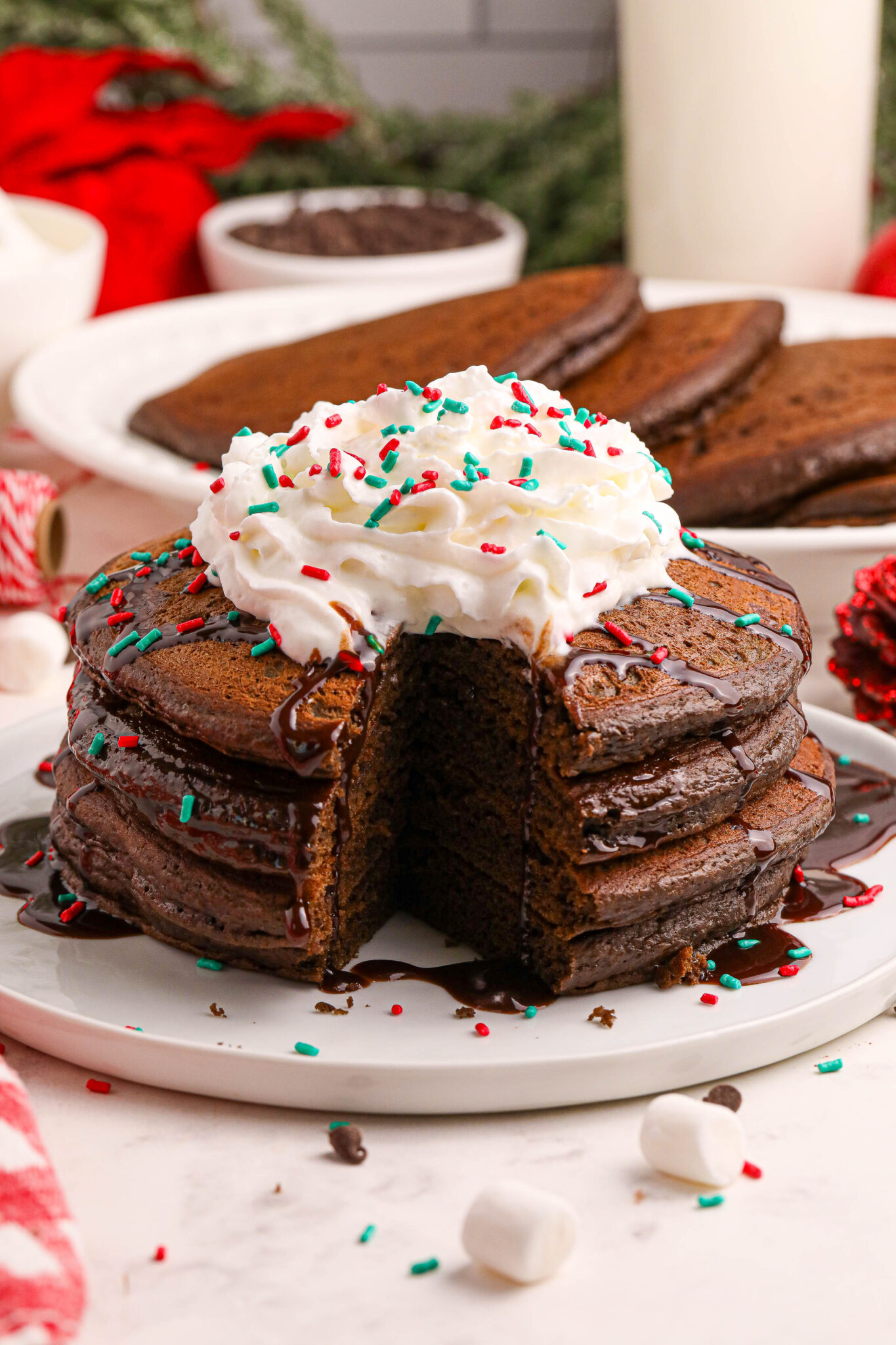 Hot Chocolate Pancakes - My Incredible Recipes