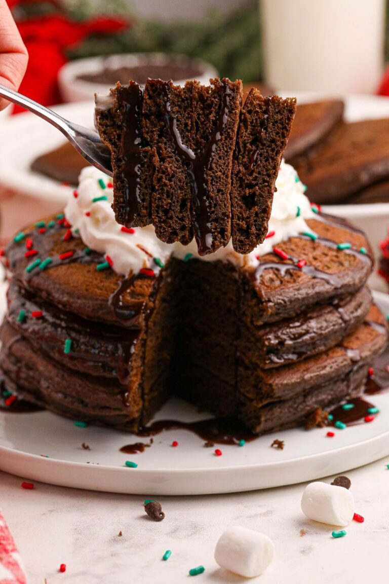 Hot Chocolate Pancakes - My Incredible Recipes