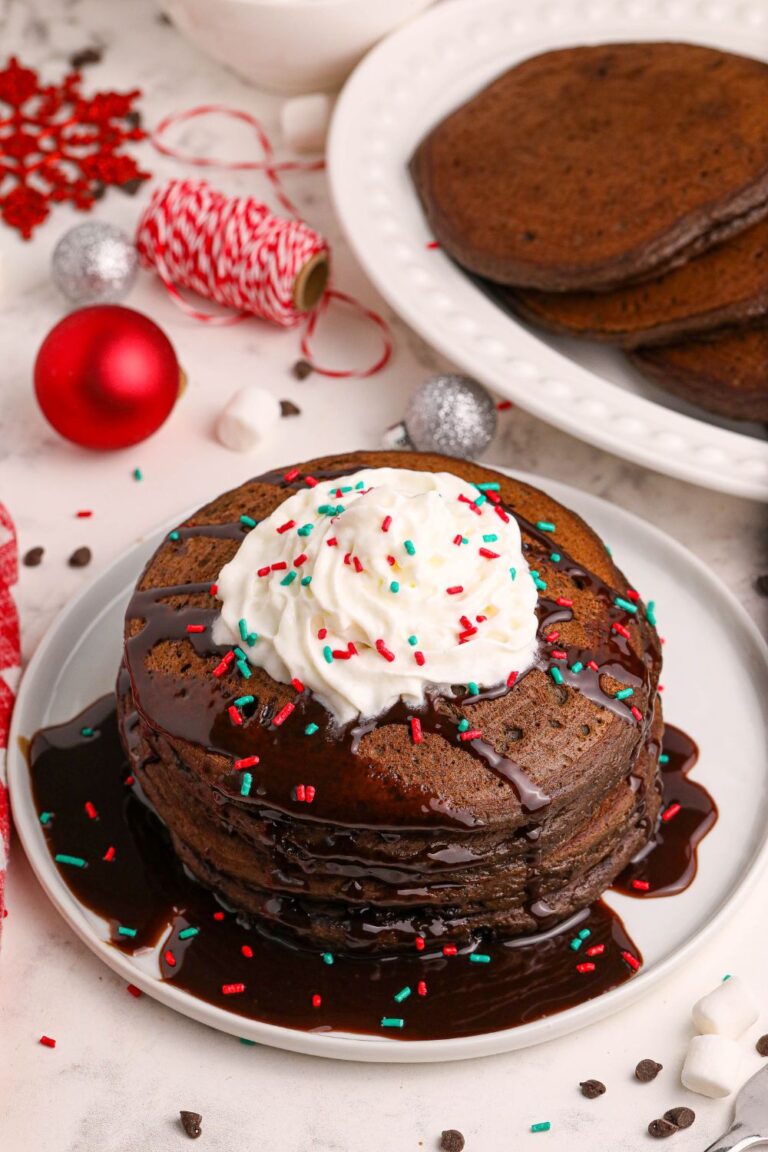 Hot Chocolate Pancakes - My Incredible Recipes