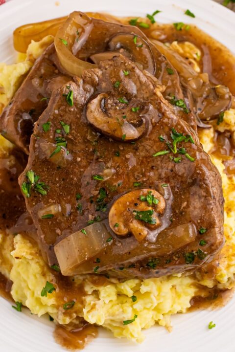Slow Cooker Round Steak and Gravy - My Incredible Recipes