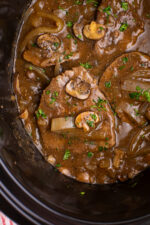 Slow Cooker Round Steak and Gravy - My Incredible Recipes