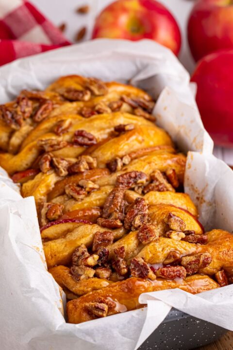 Apple Pie Pull Apart Bread - My Incredible Recipes