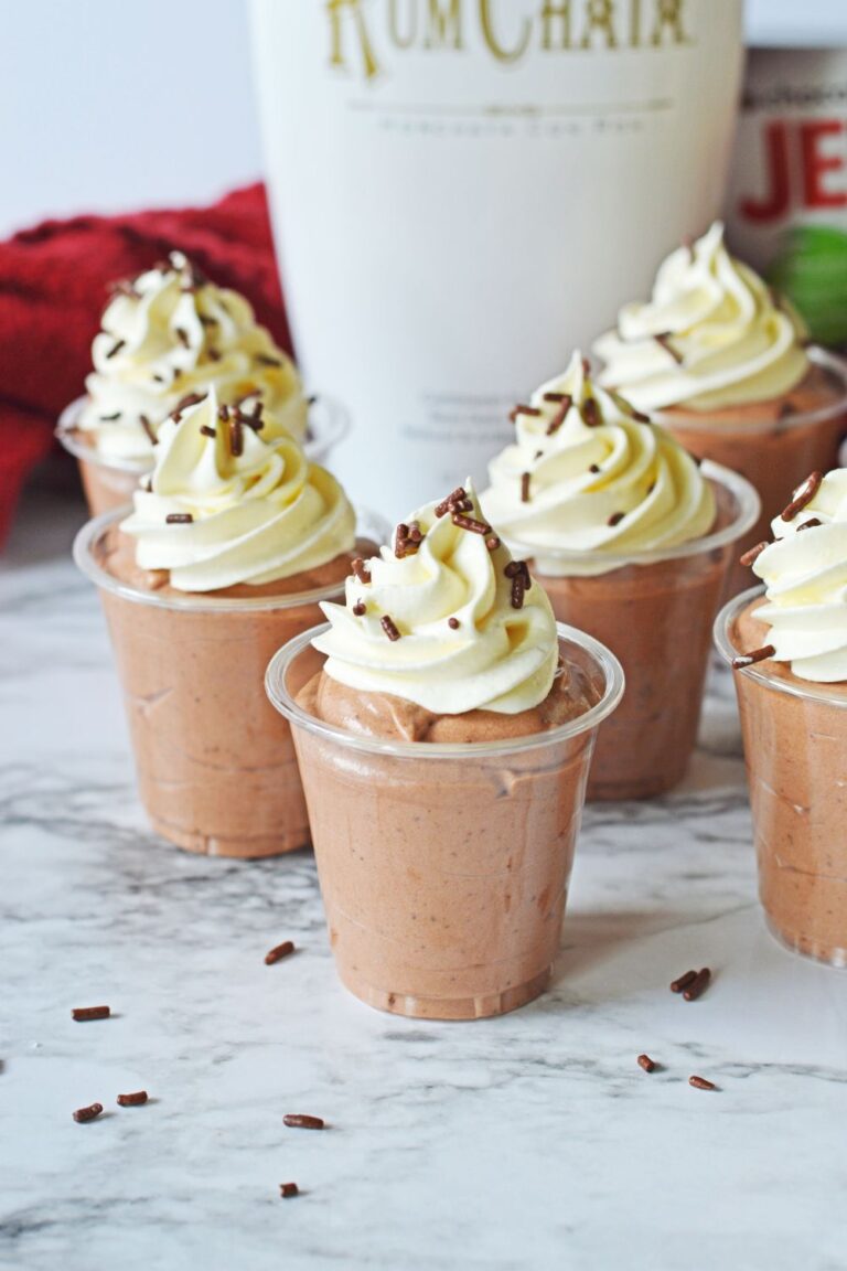 Chocolate Rumchata Pudding Shots - My Incredible Recipes