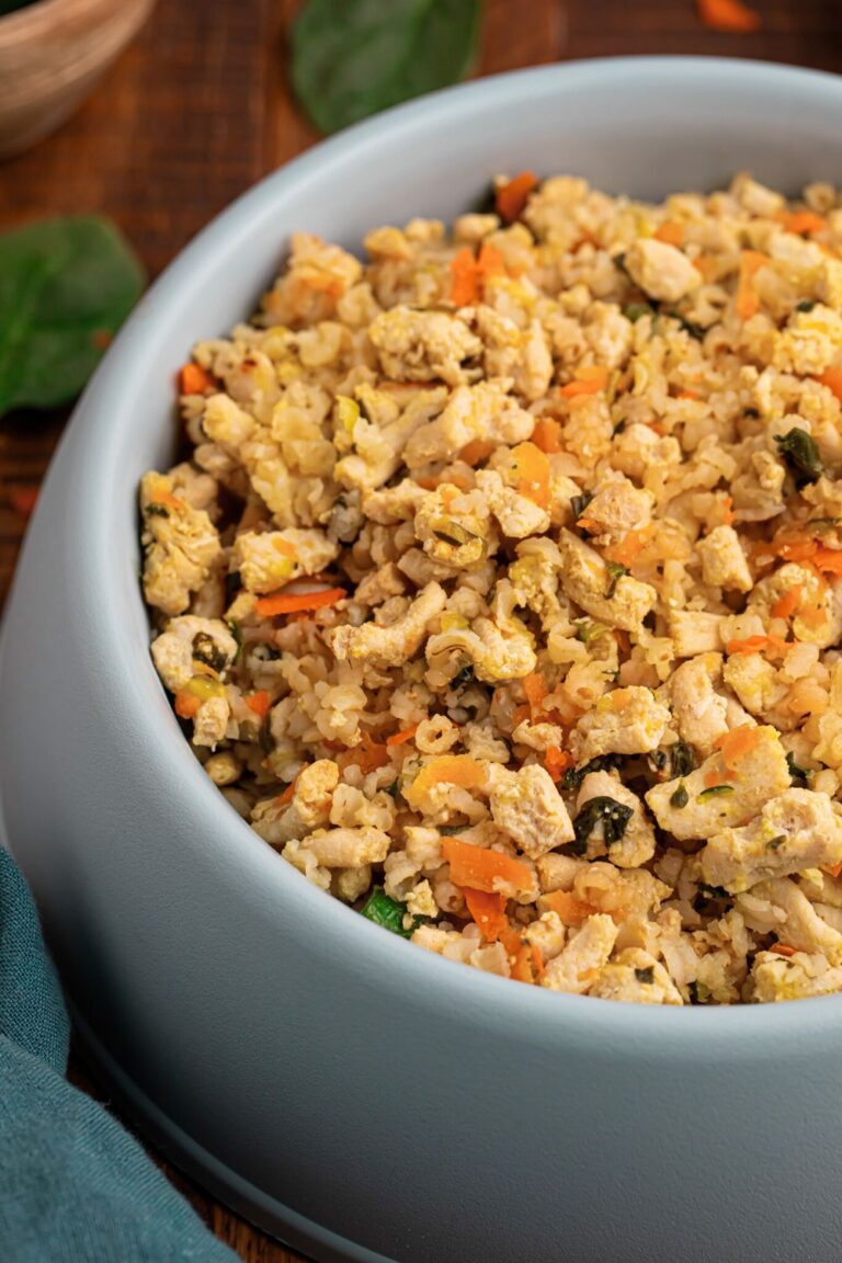 Homemade Turkey and Rice Dog Food with Veggies - My Incredible Recipes