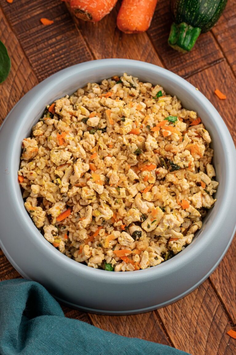 Homemade Turkey and Rice Dog Food with Veggies - My Incredible Recipes