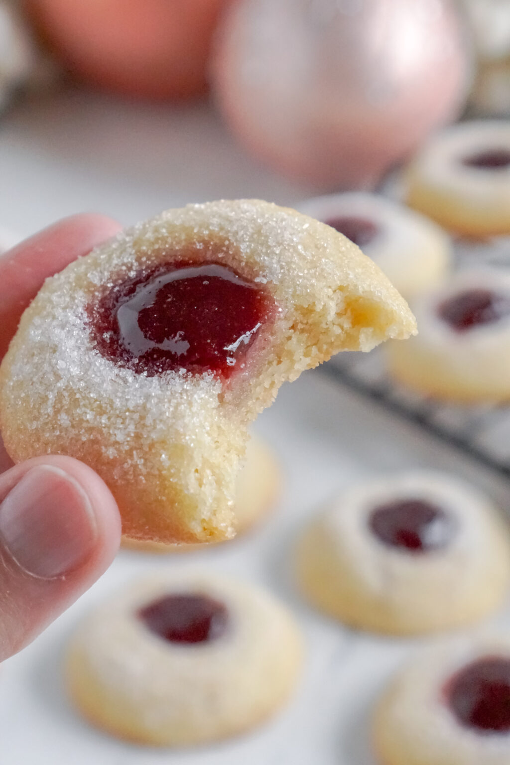 Raspberry Thumbprint Cookies – Soft, Buttery & Jam-Filled - My ...