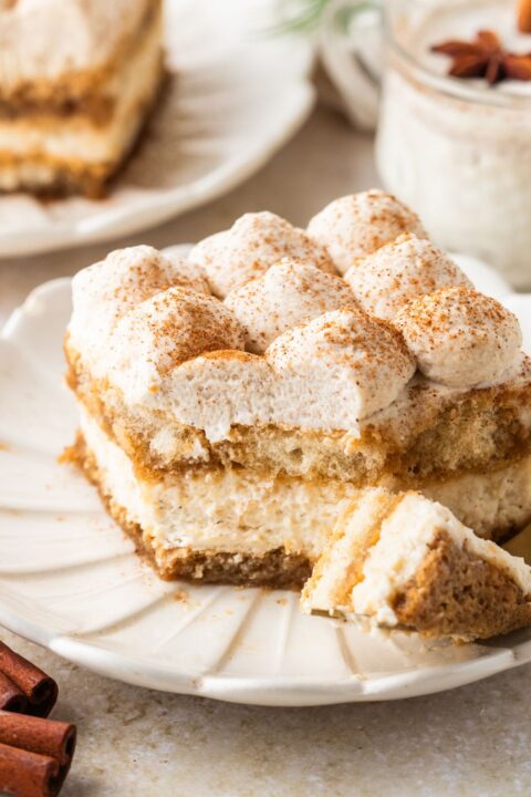 Eggnog Tiramisu (Easy No-Bake Christmas Dessert) - My Incredible Recipes