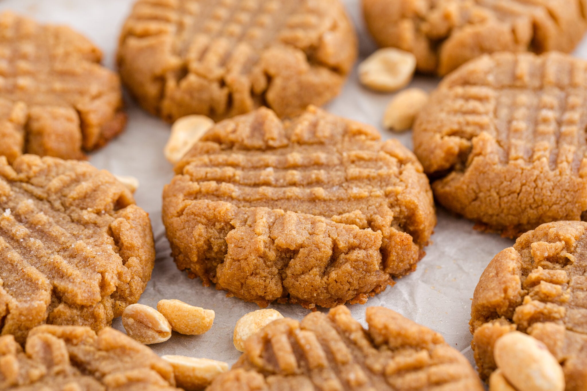 Four Ingredient Peanut Butter Cookies (Easy No-Flour Cookie Recipe ...