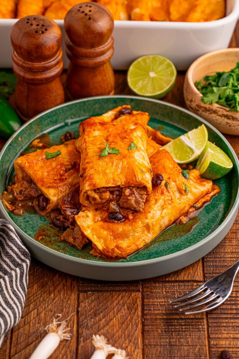 Steak Enchiladas (Cheesy Oven-Baked Mexican Dinner) - My Incredible Recipes